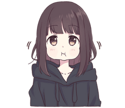 Menhera Pout Discord Sticker