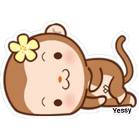 Monkey #16 Discord Sticker