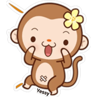 Monkey #7 - Discord Sticker