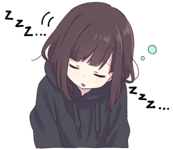 Menhera Zzz Discord Sticker