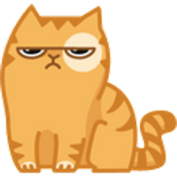Peachy Cat #5 Discord Sticker