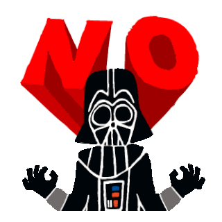 No Vader Discord Sticker