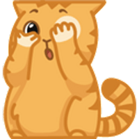 Peachy Cat #15 Discord Sticker
