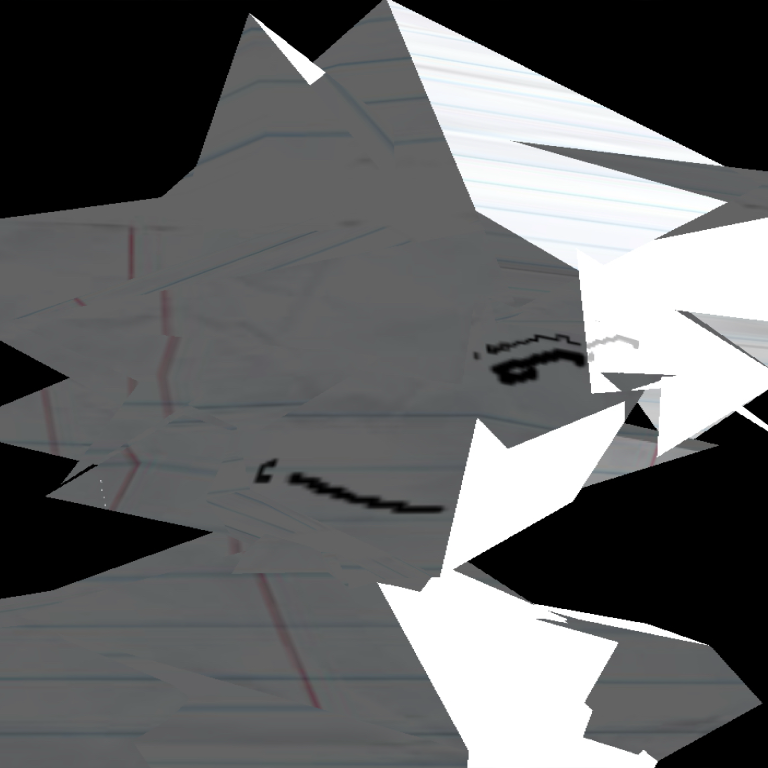 Slithery Paper Man Discord Sticker