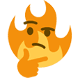 Think Fire Discord Sticker