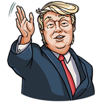 Donald Trump #1 Discord Sticker