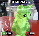 glimp zim Discord Sticker