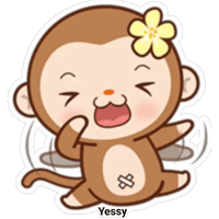 Monkey #12 Discord Sticker