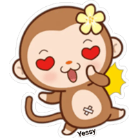 Monkey #20 Discord Sticker