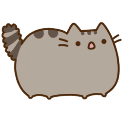 Pusheen Afraid Discord Sticker
