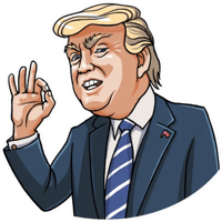 Donald Trump #14 Discord Sticker