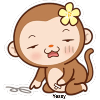 Monkey #13 Discord Sticker
