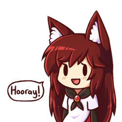 Weeb Hooray Discord Sticker