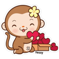 Monkey #6 Discord Sticker