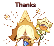 Pure Vanilla Thanks Discord Sticker