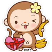 Monkey #19 Discord Sticker